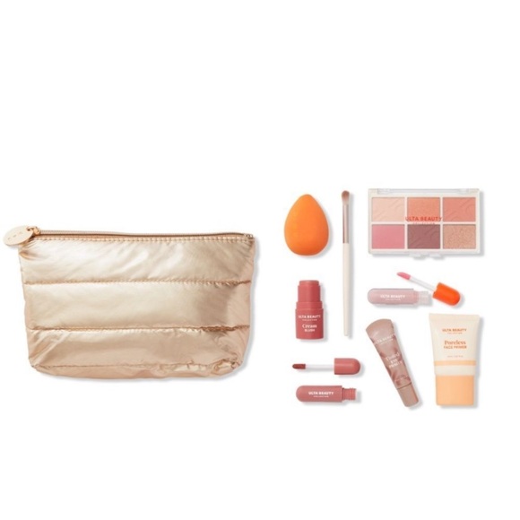 Ulta Beauty | Makeup | Ulta Beauty Makeup Set With Gold Pouch | Poshmark